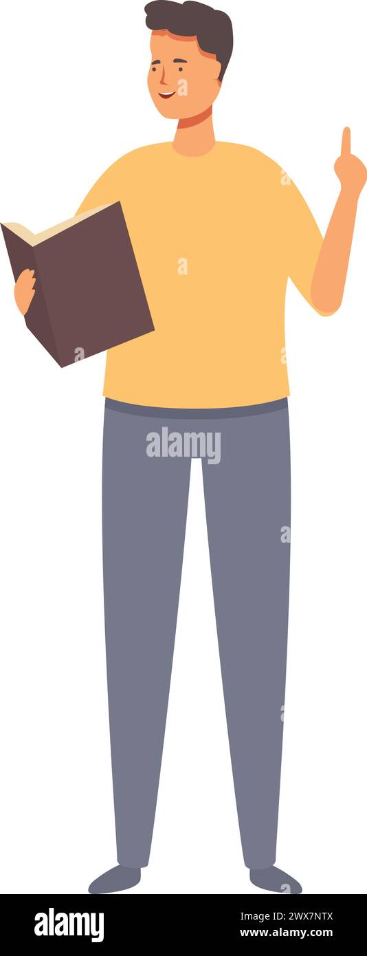 Dad reading book for kid icon cartoon vector. Sleep child tired ...