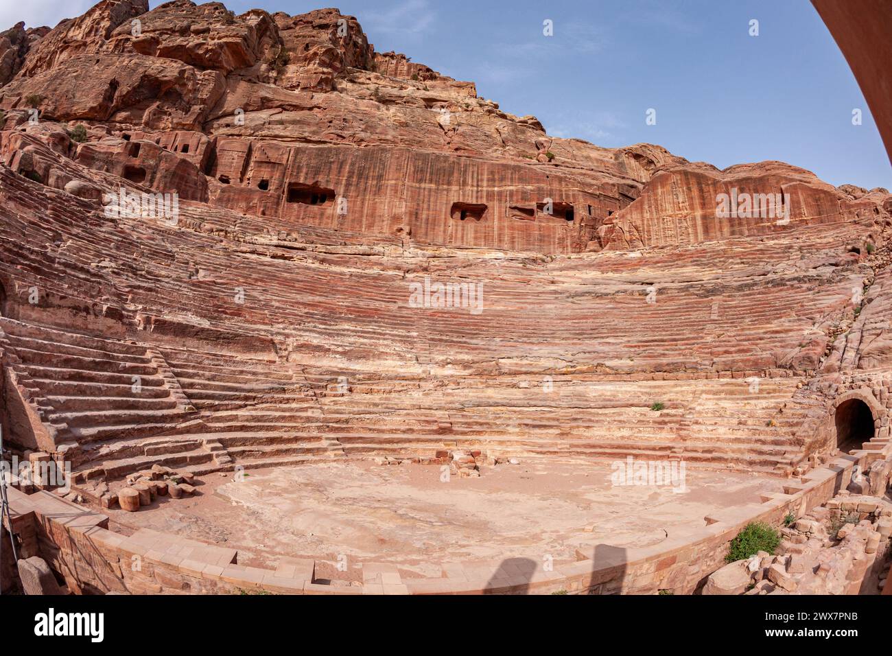 Jordan, Petra, The Roman Theatre Stock Photo - Alamy