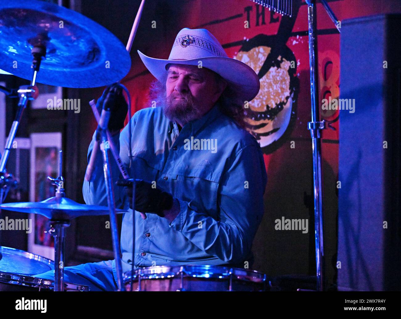 Boca Raton. 27th Mar, 2024. The Artimus Pyle Band performs at The Funky ...