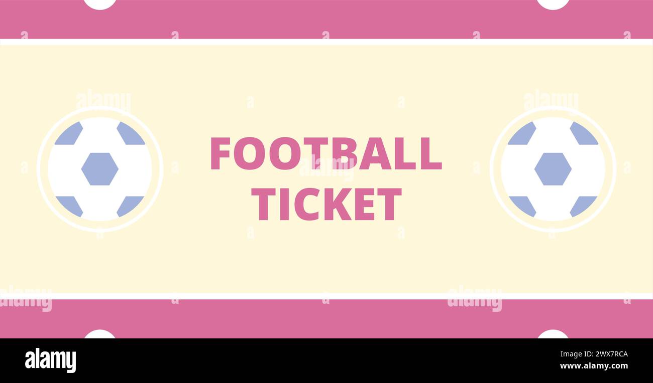 Small football ticket icon cartoon vector. Receipt match pay ...