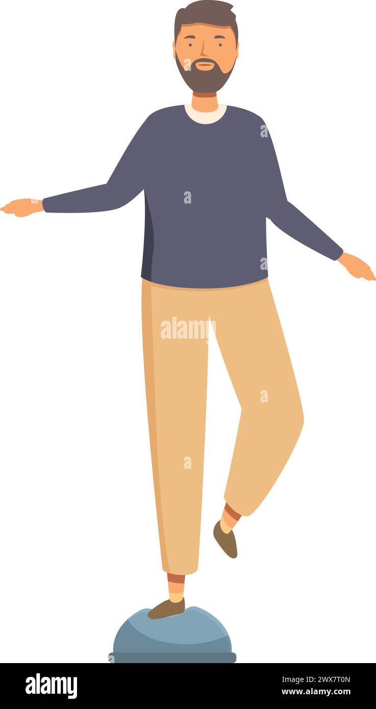 Training physiotherapy session icon cartoon vector. Care patient ...