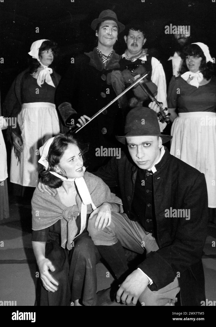 A SCENE FROM THE FOLK BALLAD OPERA 'THE TRANSPORTS' BY PETER BELLAMY ...