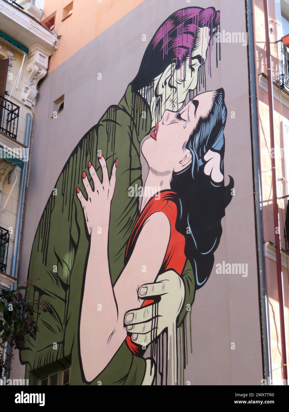 Mural artist face run hi-res stock photography and images - Alamy