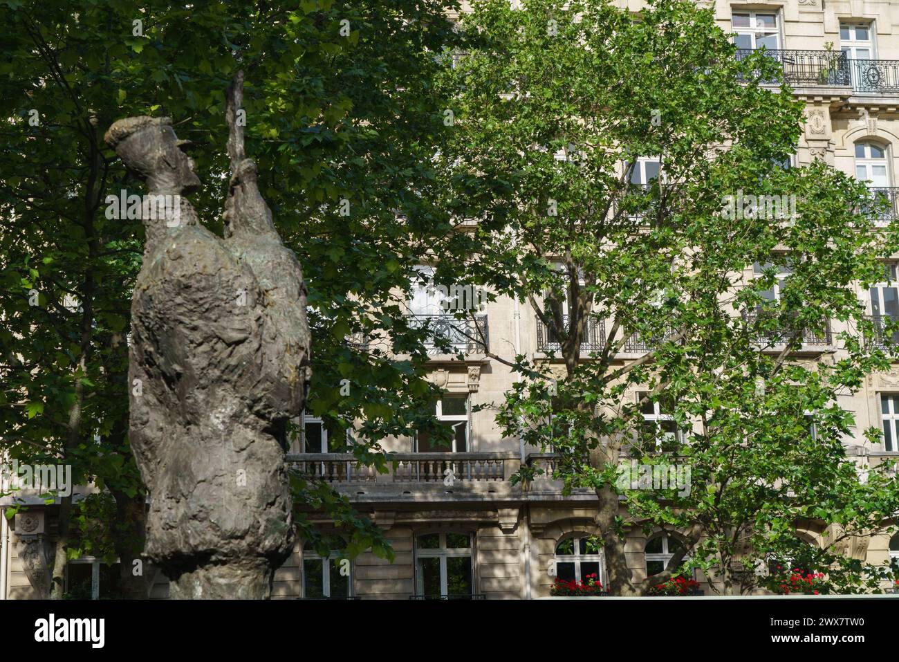 France, Ile de France region, 6th arrondissement of Paris, tribute to ...