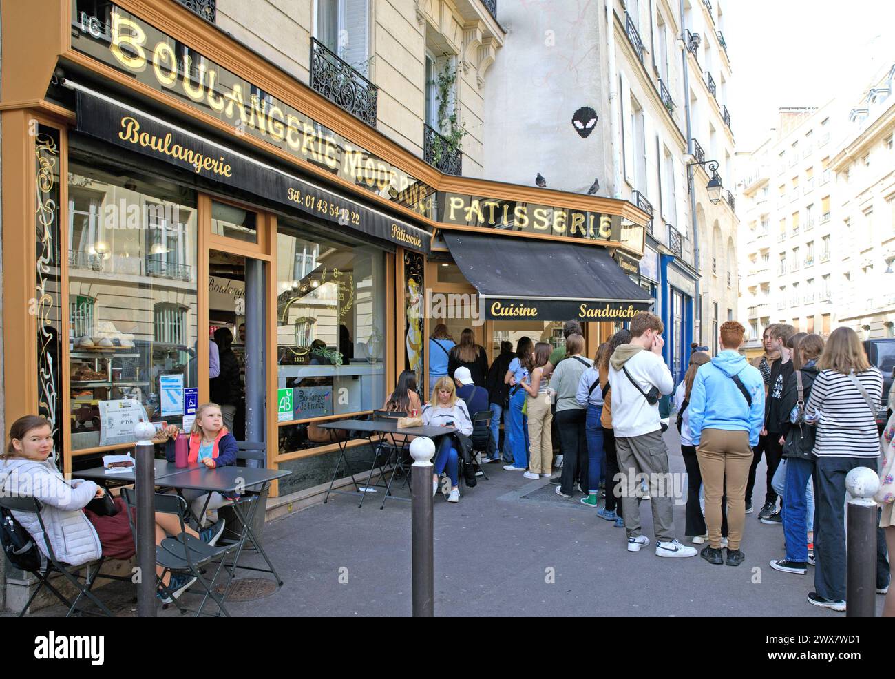 France, Ile-de-France region, 5th arrondissement, rue des fossés Saint ...