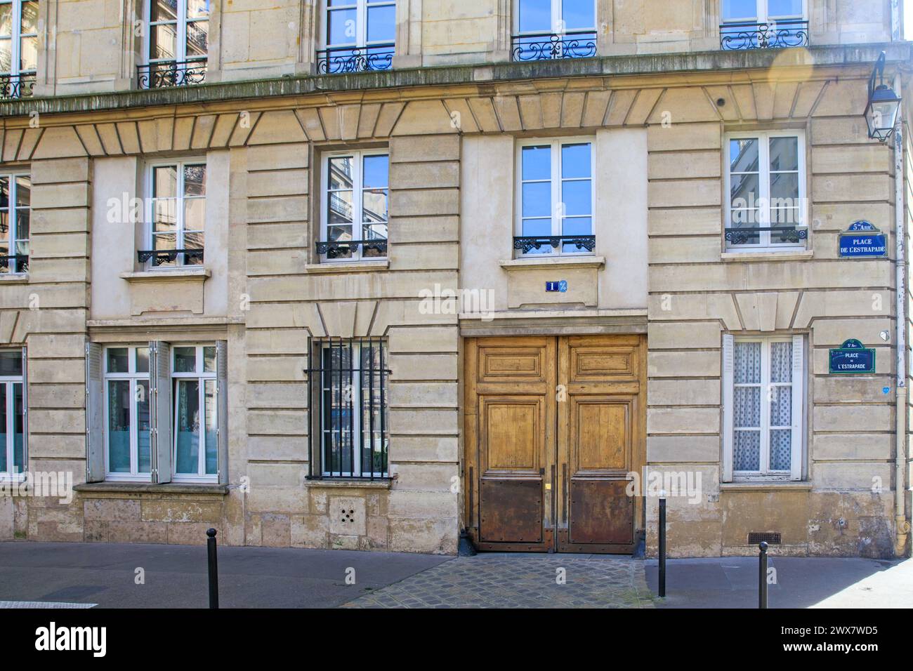 France, Ile-de-France region, 5th arrondissement, place de l'Estrapade ...