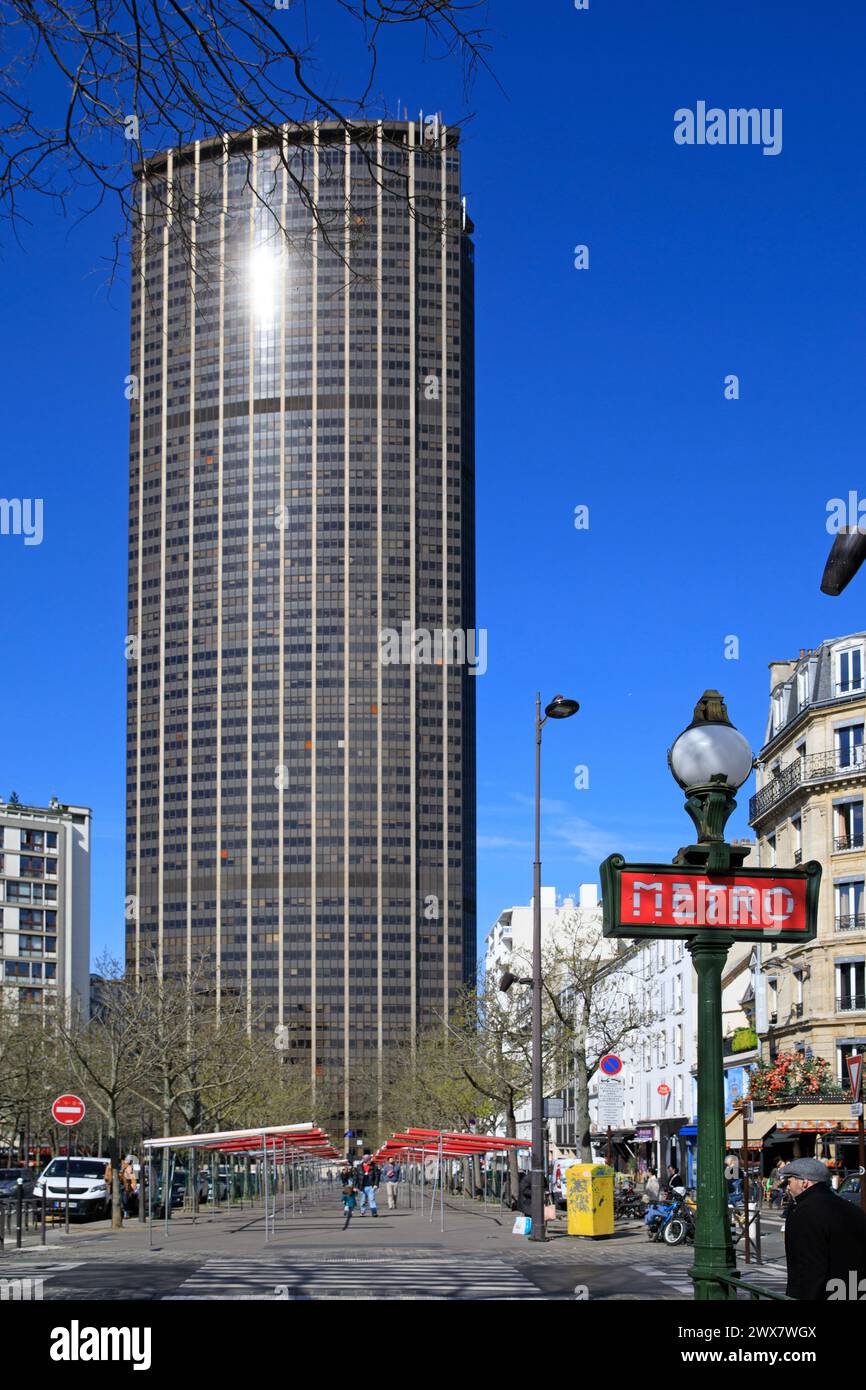 France, Ile-de-France region, Paris rive Gauche, Montparnasse, 14th ...