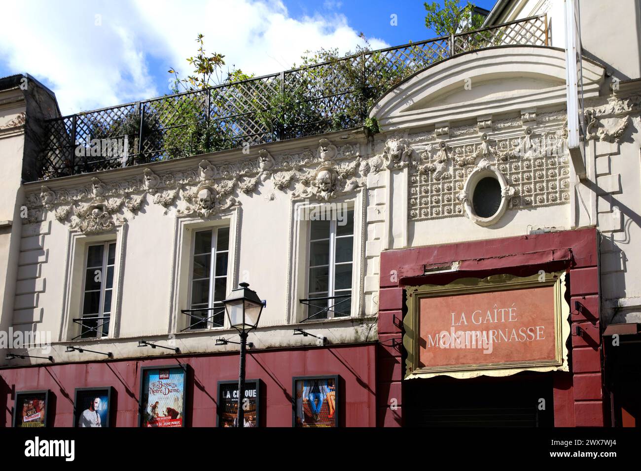 France, Ile-de-France region, Paris rive Gauche, 14th arrondissement, rue de la Gaîté, the ...