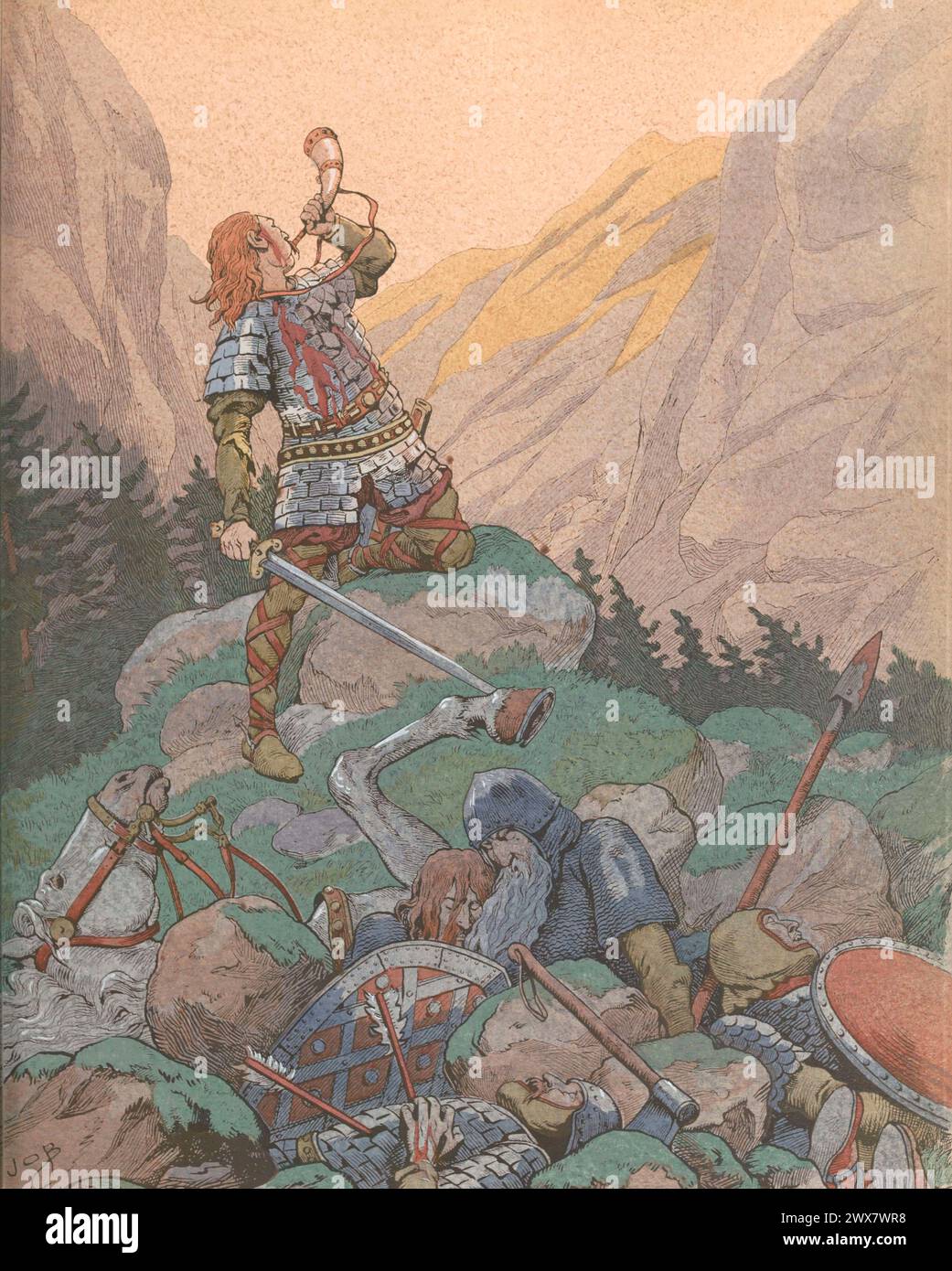 Battle of roncevaux pass hi-res stock photography and images - Alamy