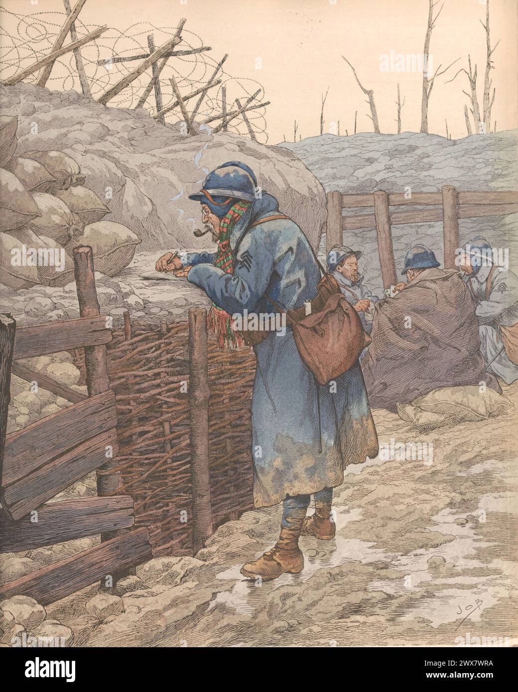 Soldier writing letter hi-res stock photography and images - Alamy