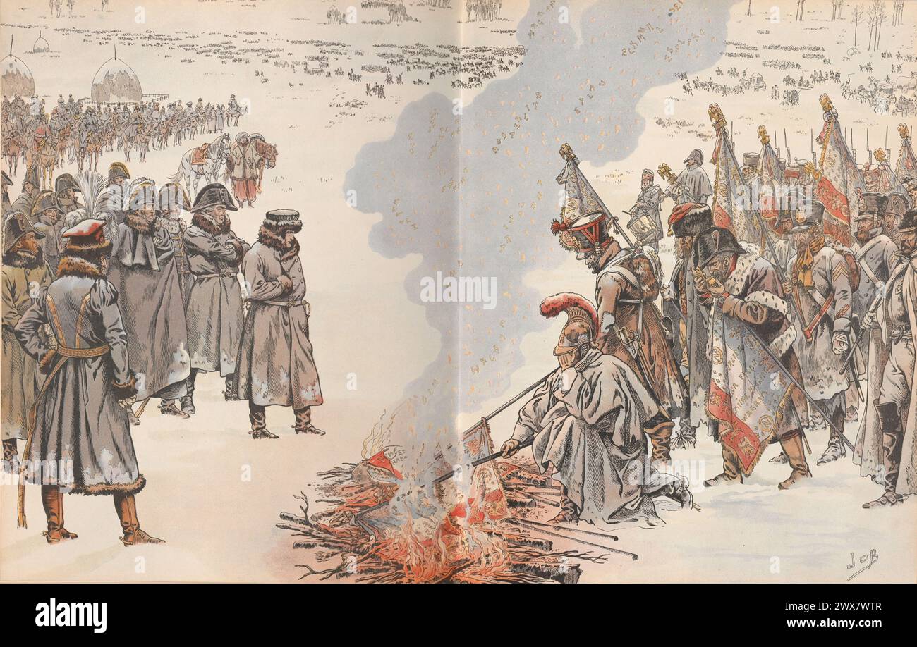 French invasion of Russia: trapped by the Russians, Napoleon I orders ...