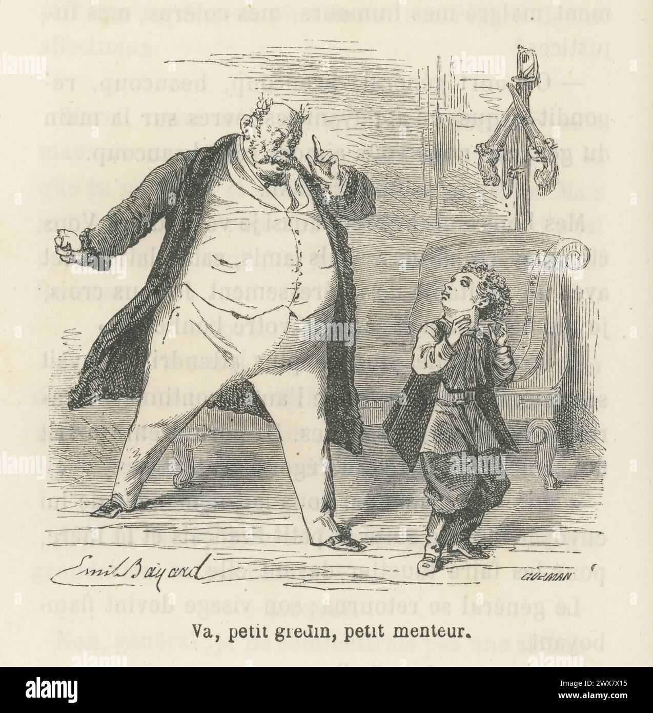 "Go, you little rascal, you little liar, go and join your scoundrel ...