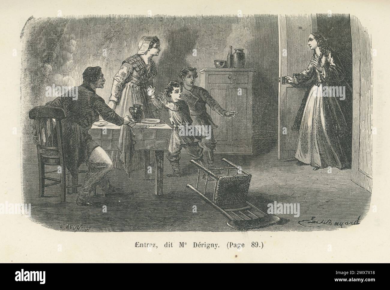 Come in," said Mme Dérigny. She blushed deeply as she saw Madame Papofski enter ...