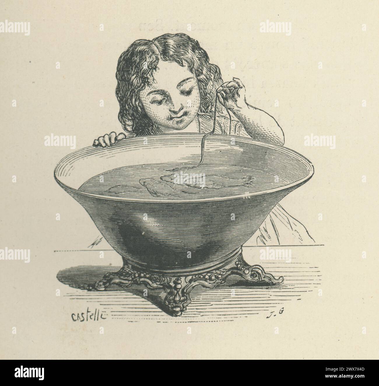 "Sophie ran into the sitting room where the little fish were. She ...