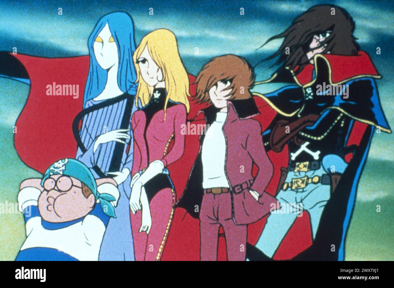 Pin Captain Harlock Wallpaper Captain Harlock And 1978 Blue Arcadia