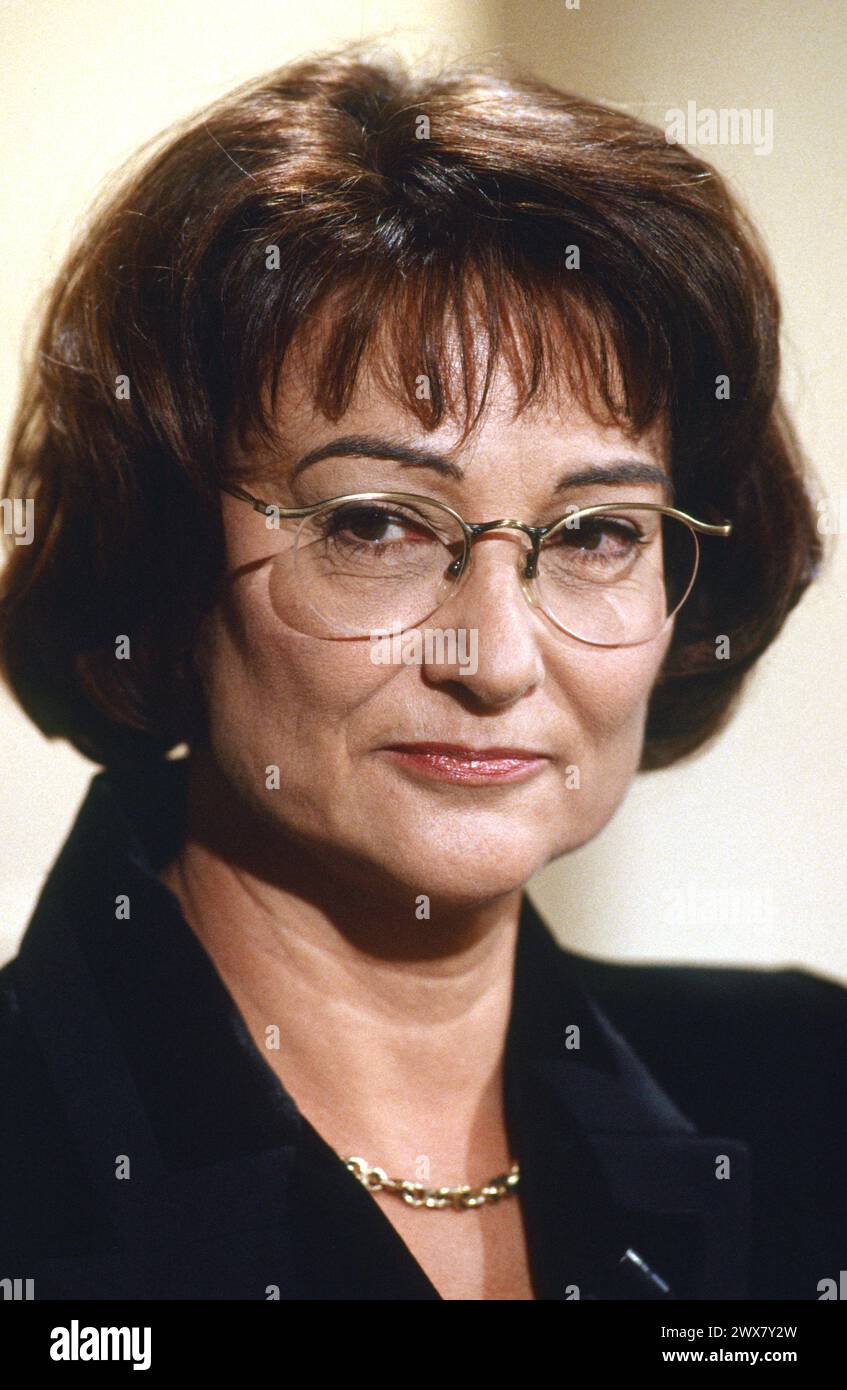 Portrait of French philosopher Sylviane Agacinski in 1999 Stock Photo ...
