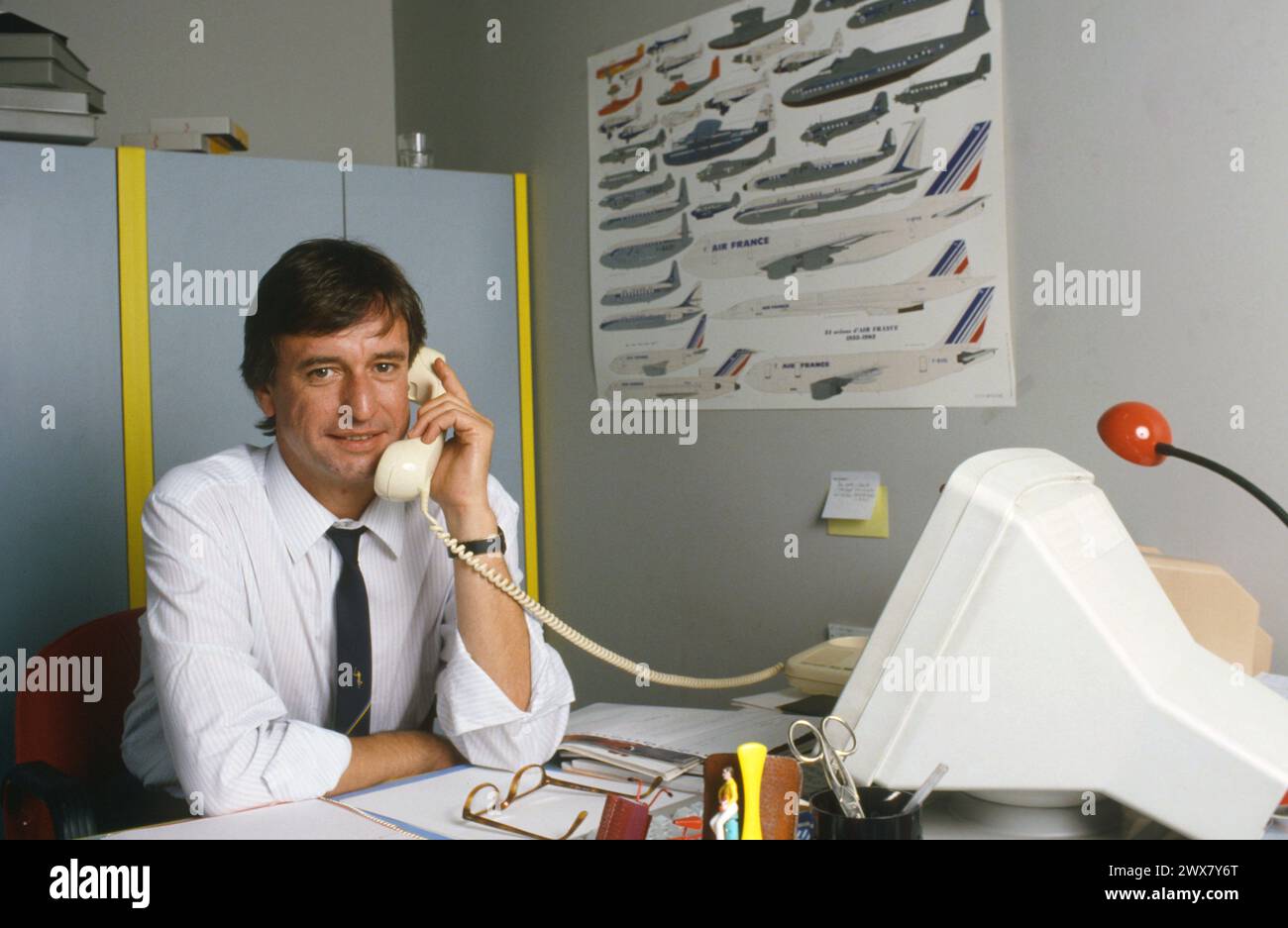 French journalist Gilles Schneider in 1986 Stock Photo - Alamy
