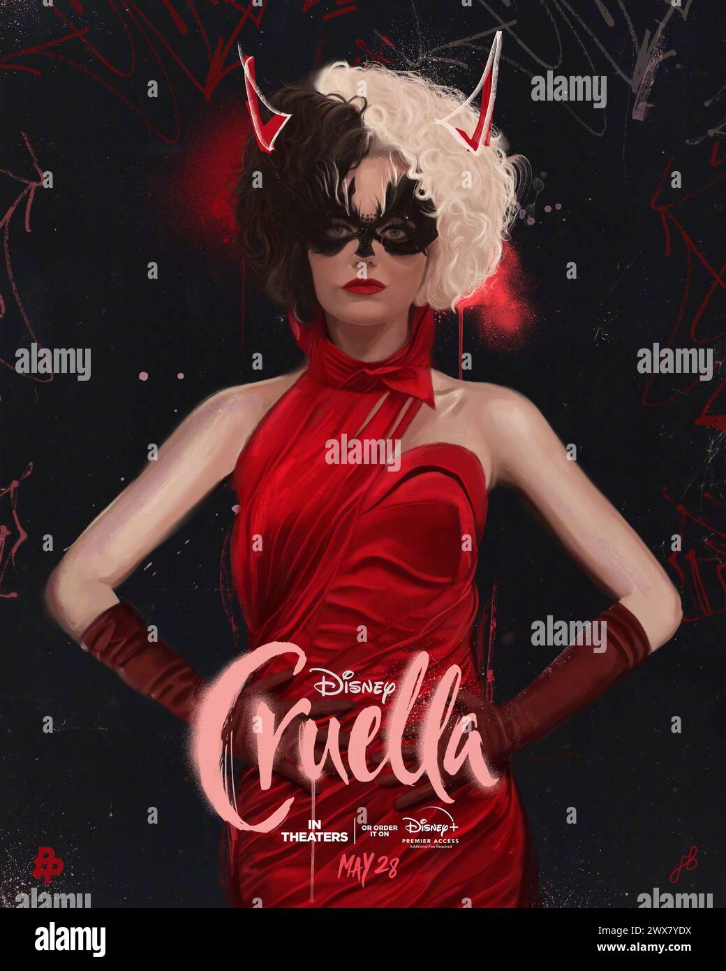 Cruella Year : 2021 USA Director : Craig Gillespie Emma Stone American ...