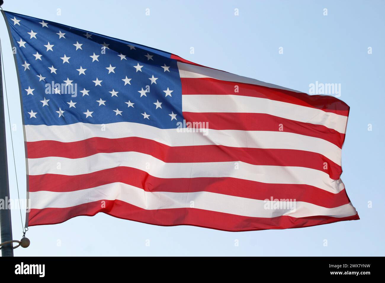 tourism, France, normandy, american flag, memorial, world war II Stock ...