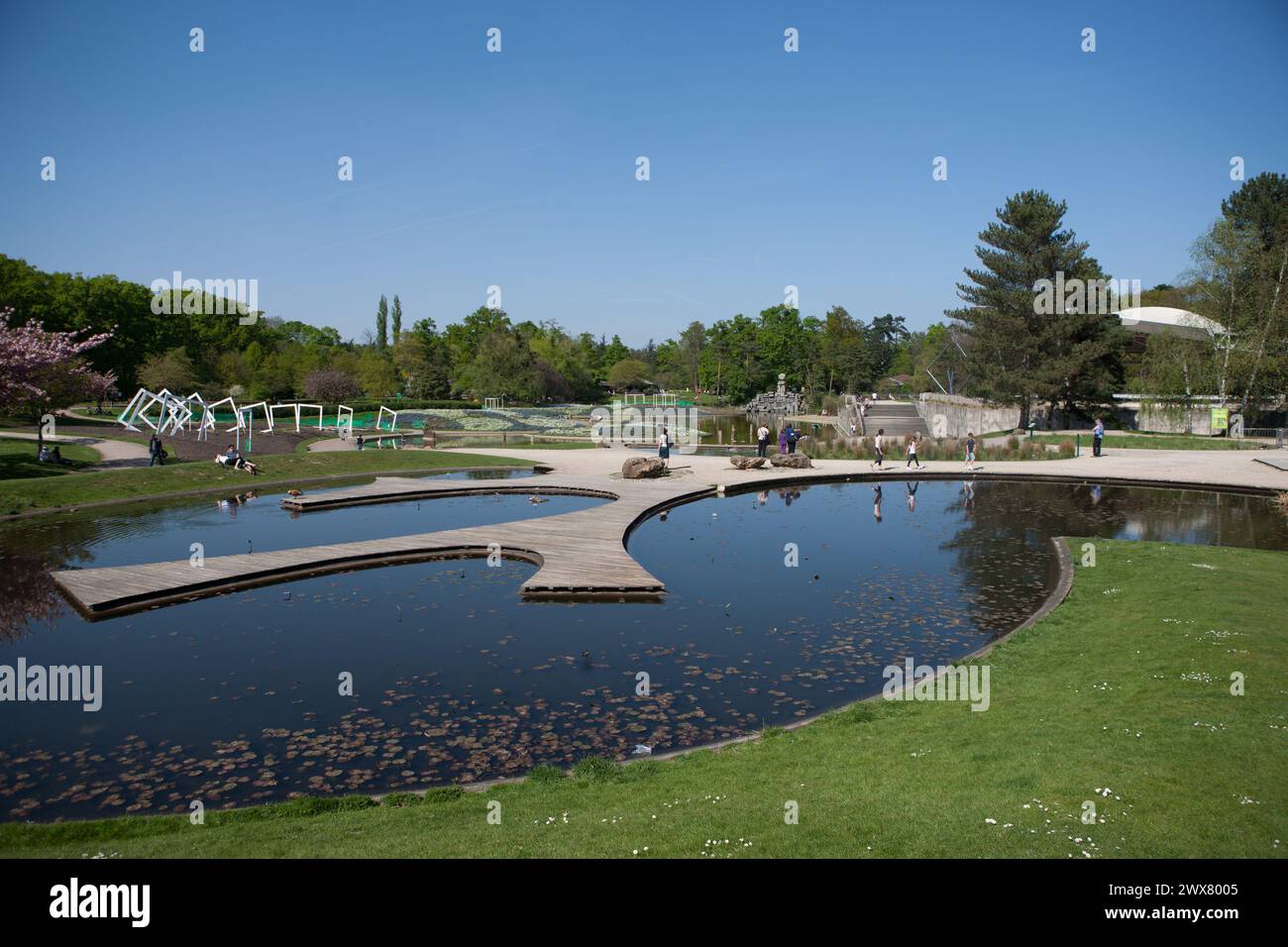 Paris, bois de vincennes, parc floral de paris Stock Photo - Alamy