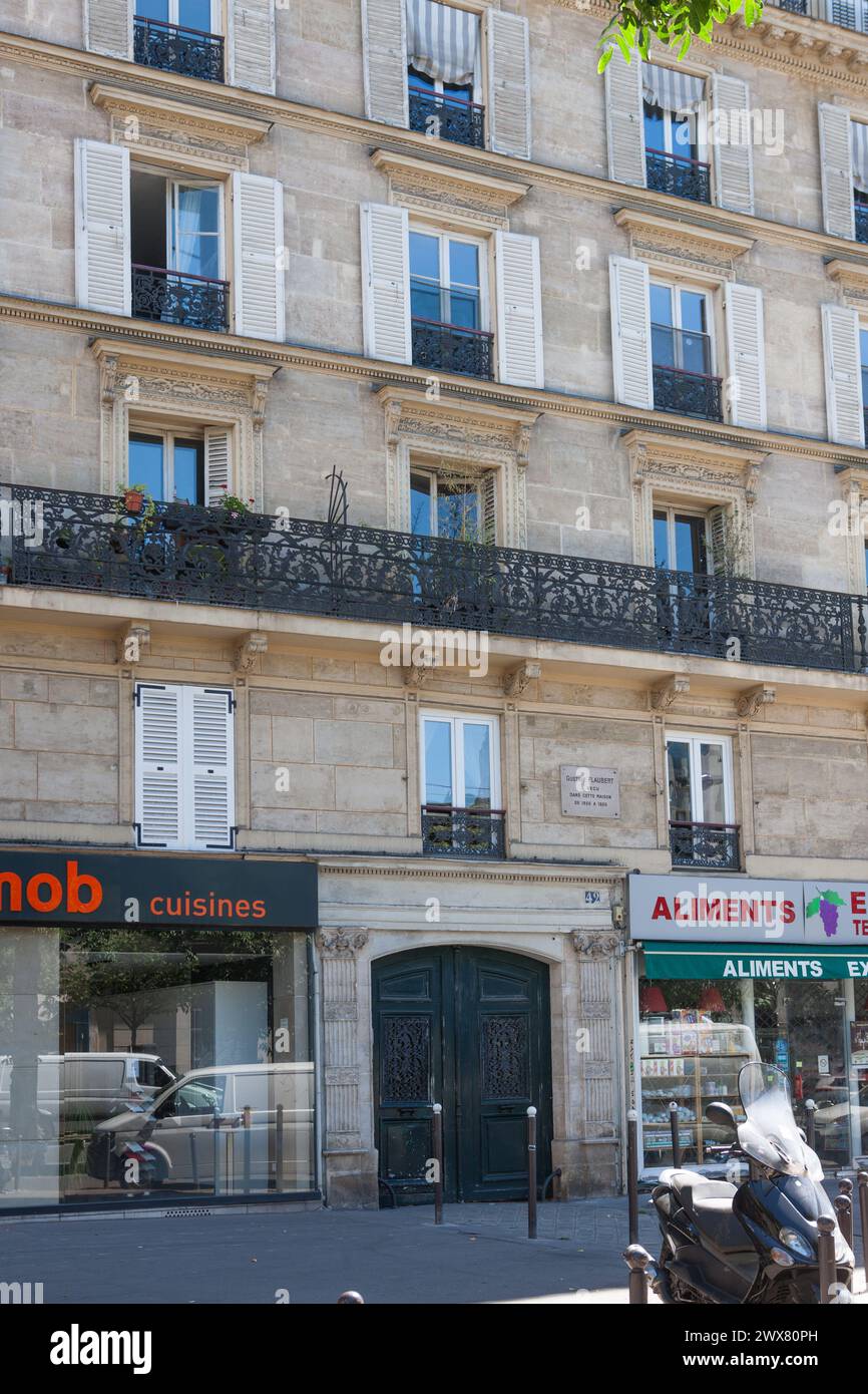 Paris, 3rd arrondissement, 42 boulevard du temple, Gustave Flaubert ...