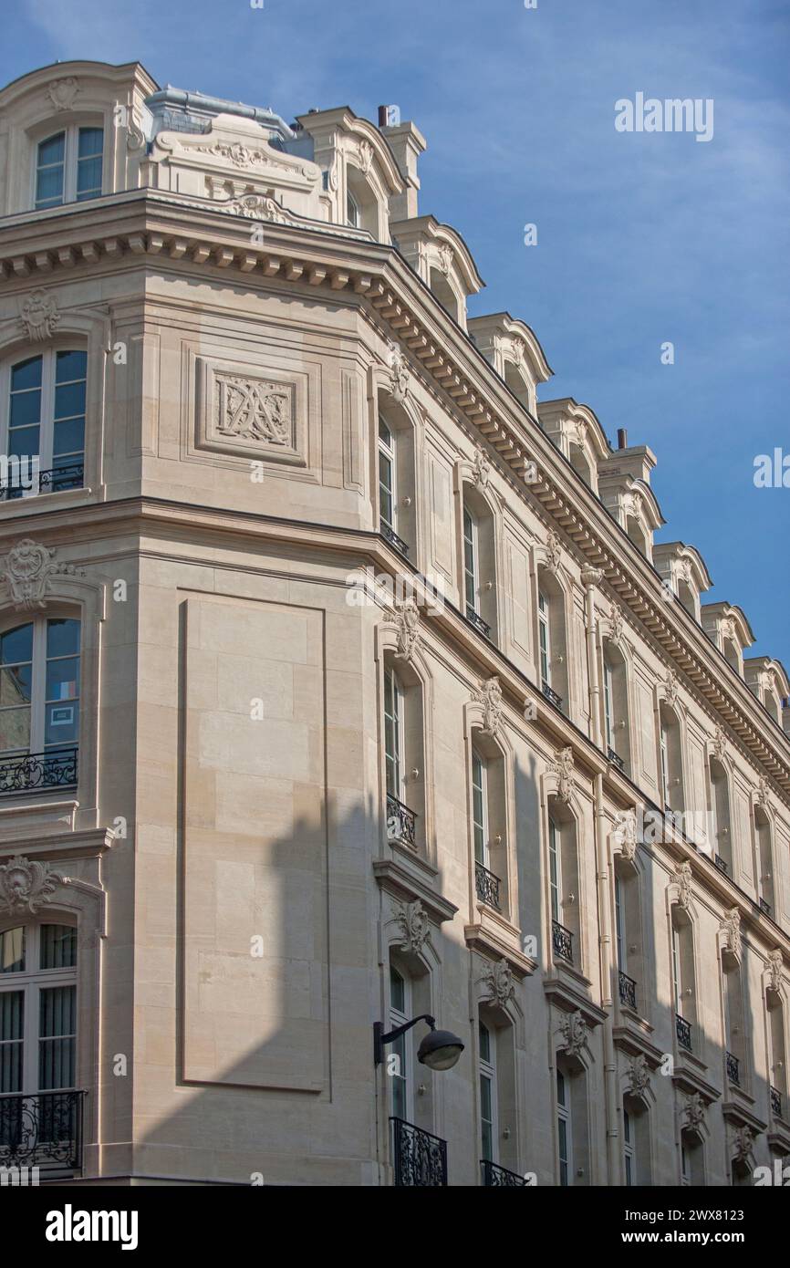 Paris, 52 rue de lille, Prosper Mérimée lived at the 2nd floor Stock ...