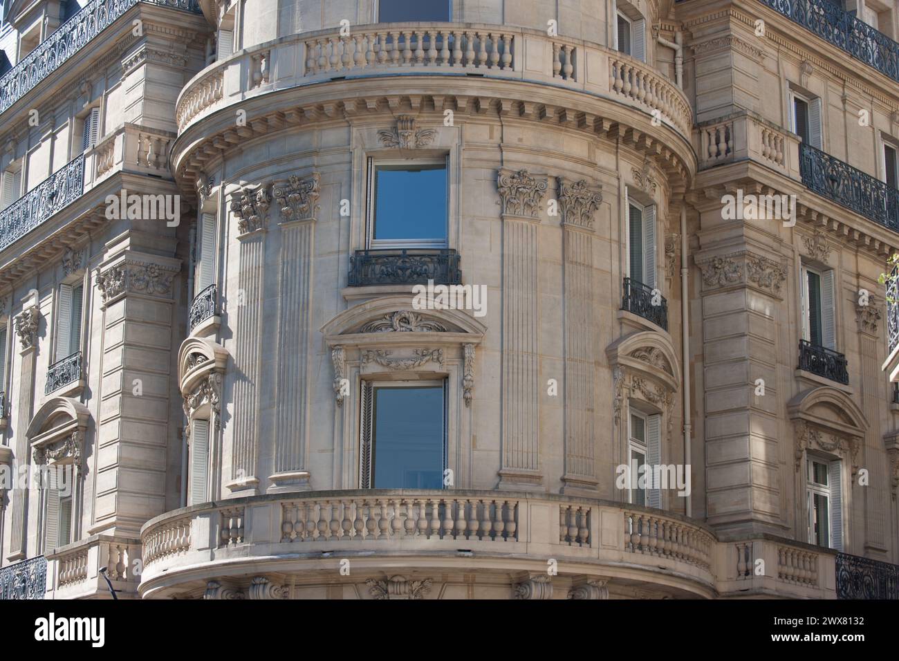 Paris, 8th arrondissement, 45 rue de courcelles, building where lived ...
