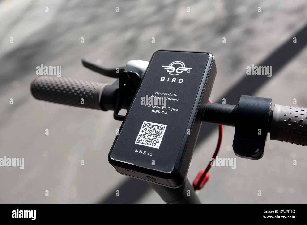 Paris scooter bird electric hi-res stock photography and images - Alamy