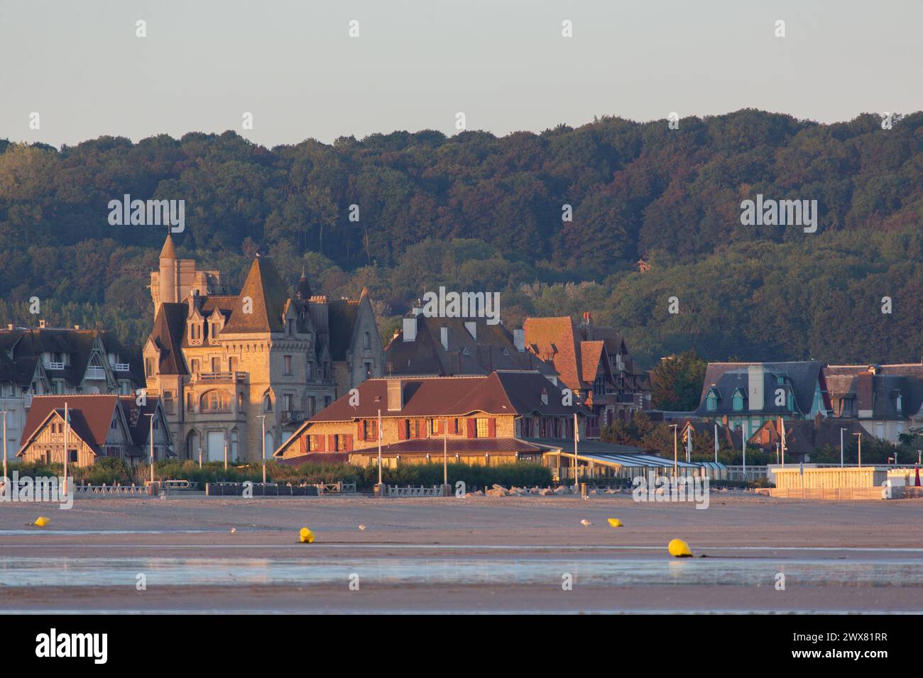 France, Normandy region (Normandie), Calvados, the Côte Fleurie ...