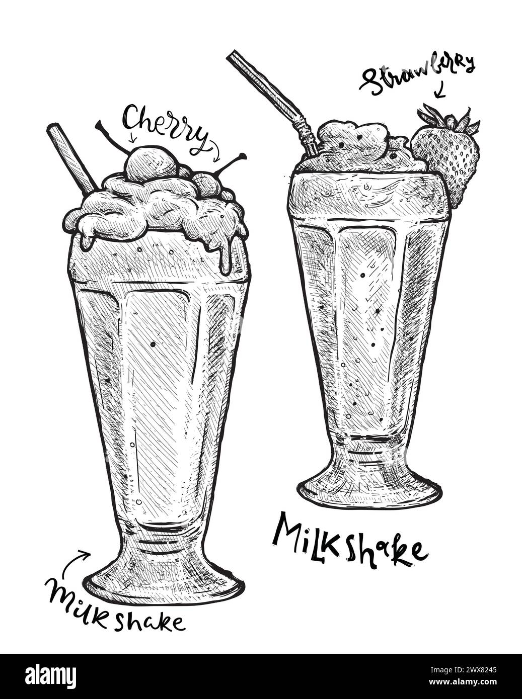 Milkshake Drawing
