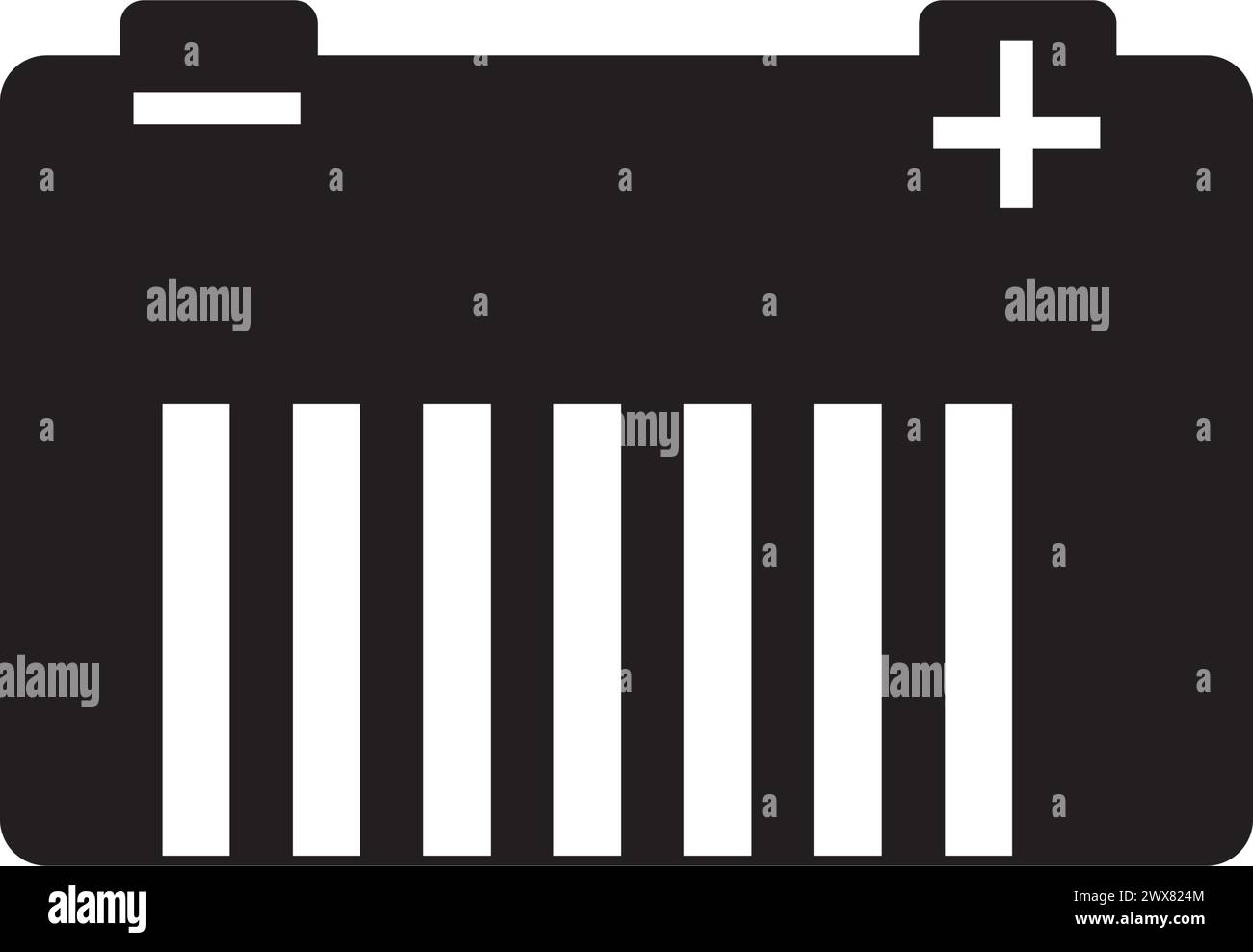 Accu icon logo, vector design illustration Stock Vector Image & Art - Alamy