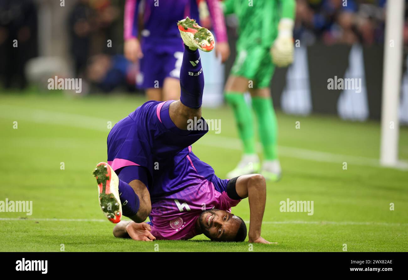 Jonathan Tah of Germany FRANKFURT AM MAIN, GERMANY - MARCH 26: the ...