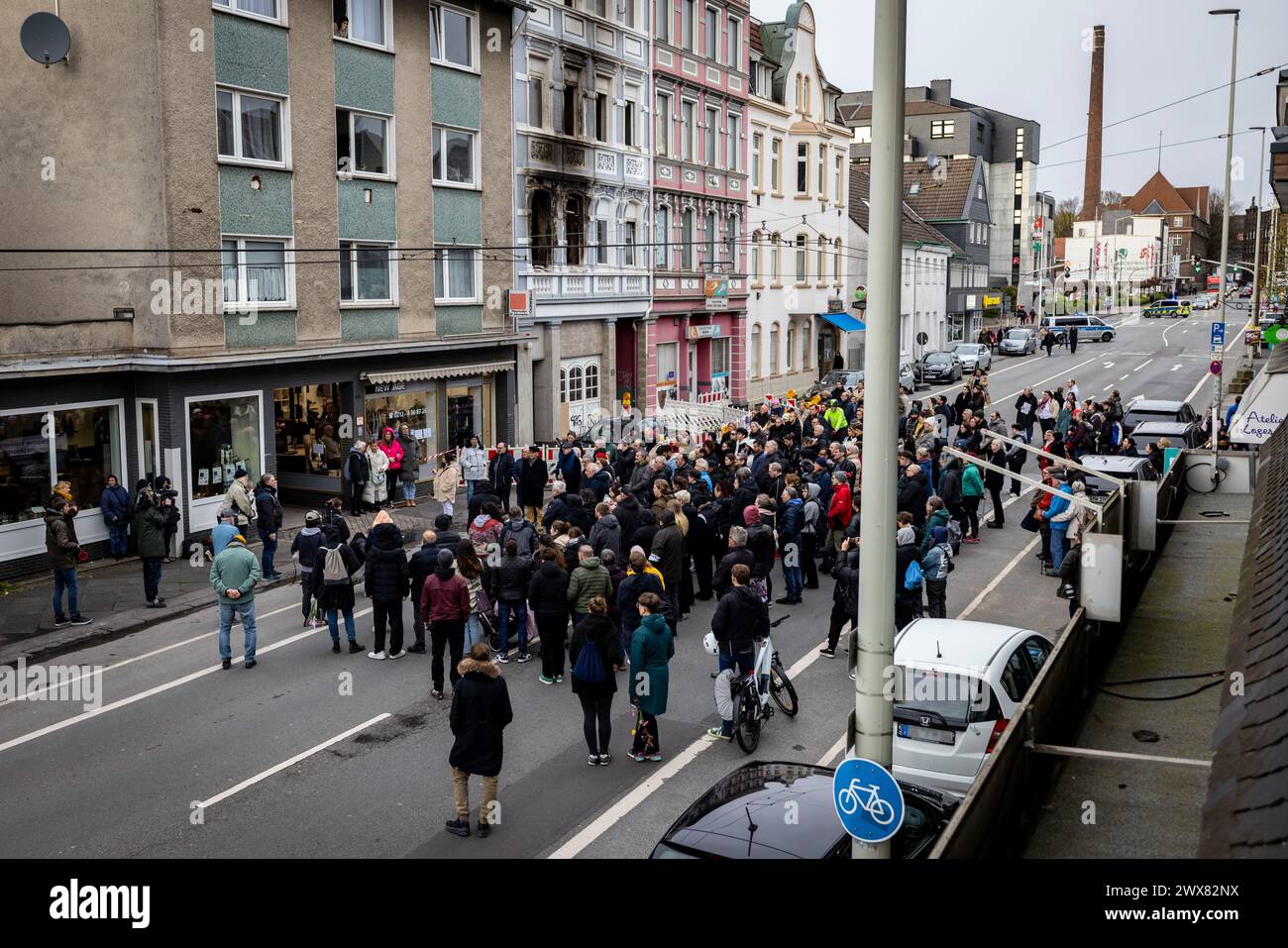 Solingen, Germany. 28th Mar, 2024. Funeral rally for the victims of the ...