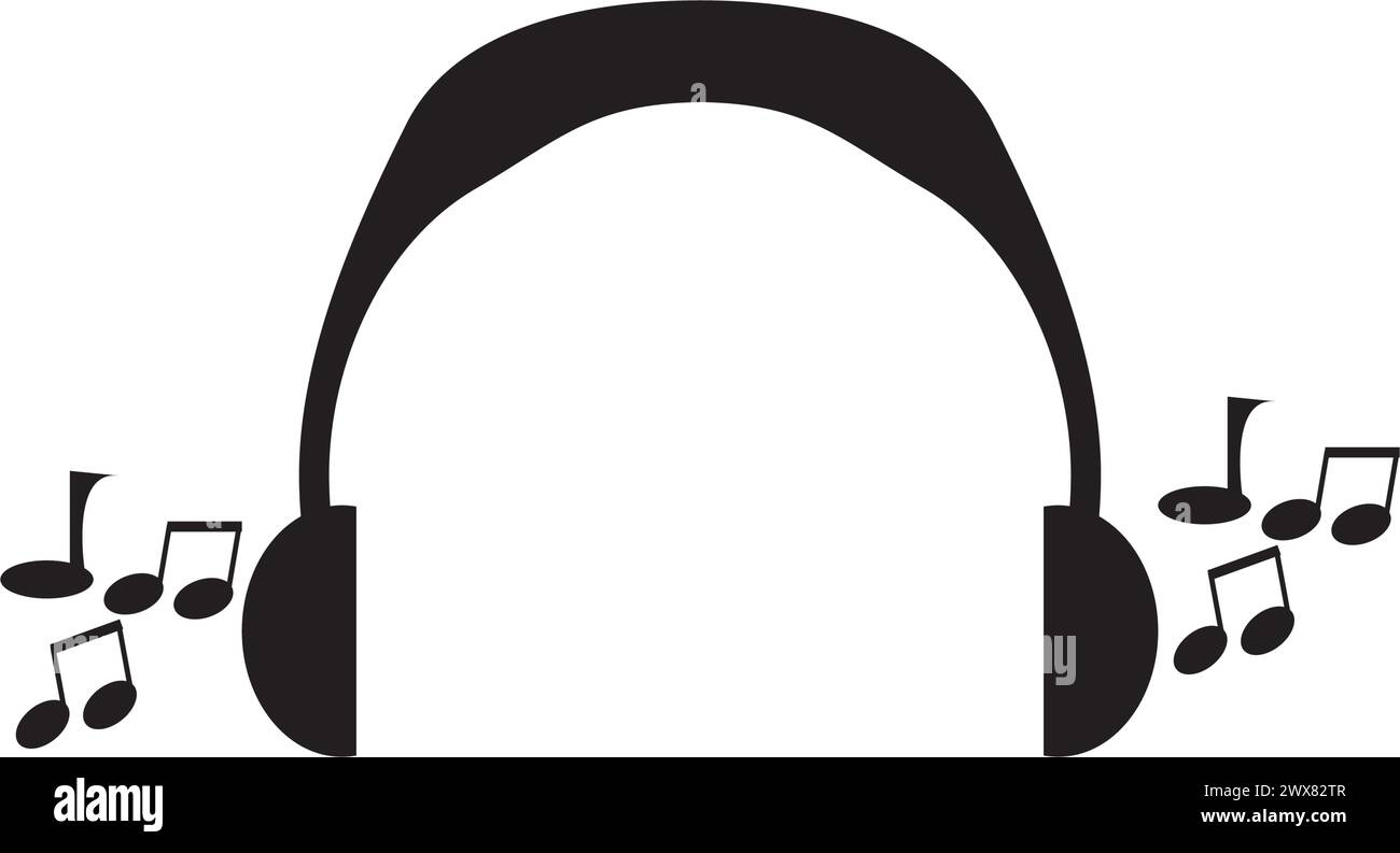 Earphone icon logo, vector design illustration Stock Vector Image & Art ...