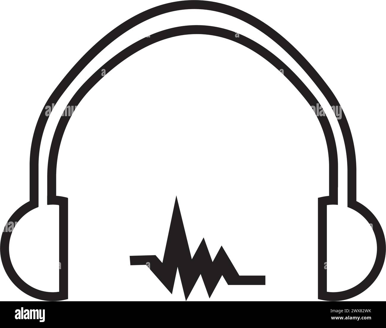 Earphone icon logo, vector design illustration Stock Vector Image & Art ...