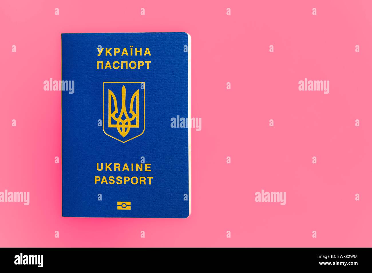 Ukrainian international biometric passport for design purpose Stock ...