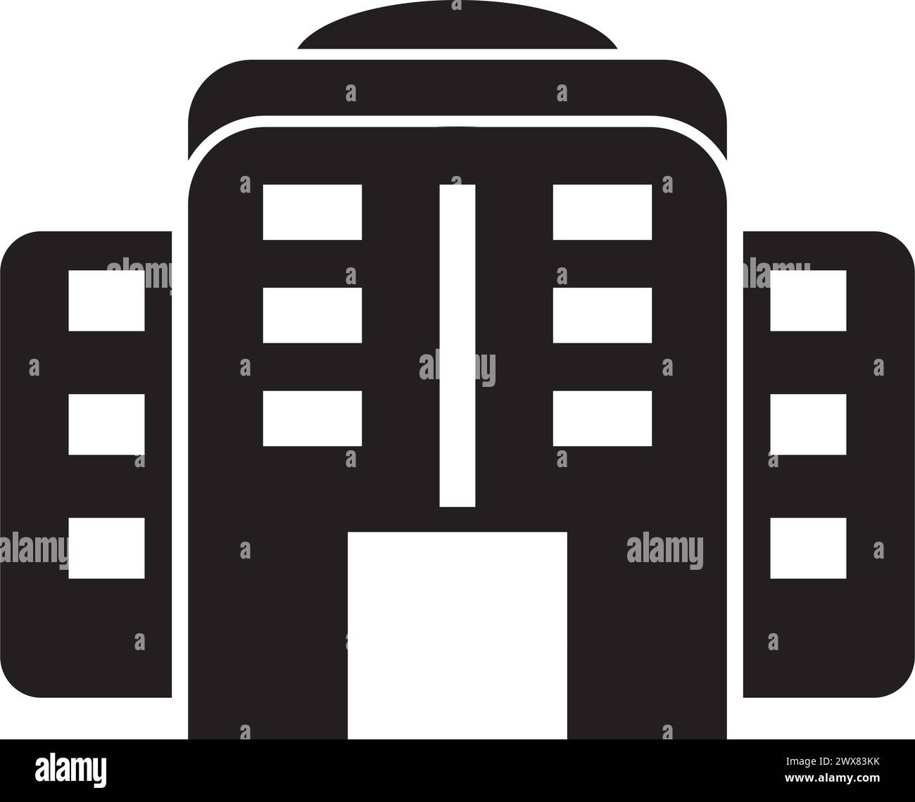 Office building exterior healthy Stock Vector Images - Alamy