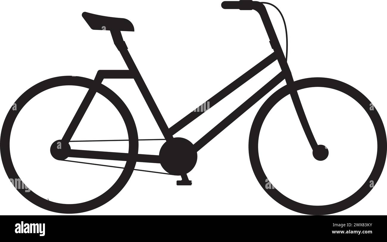 Minimal design cyclist Stock Vector Images - Alamy