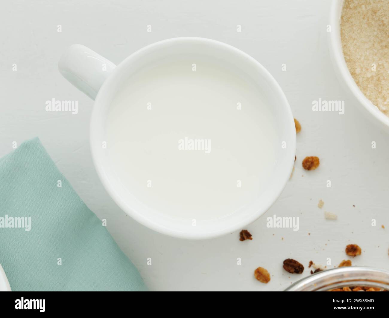 Overhead view single homemade hi-res stock photography and images - Alamy