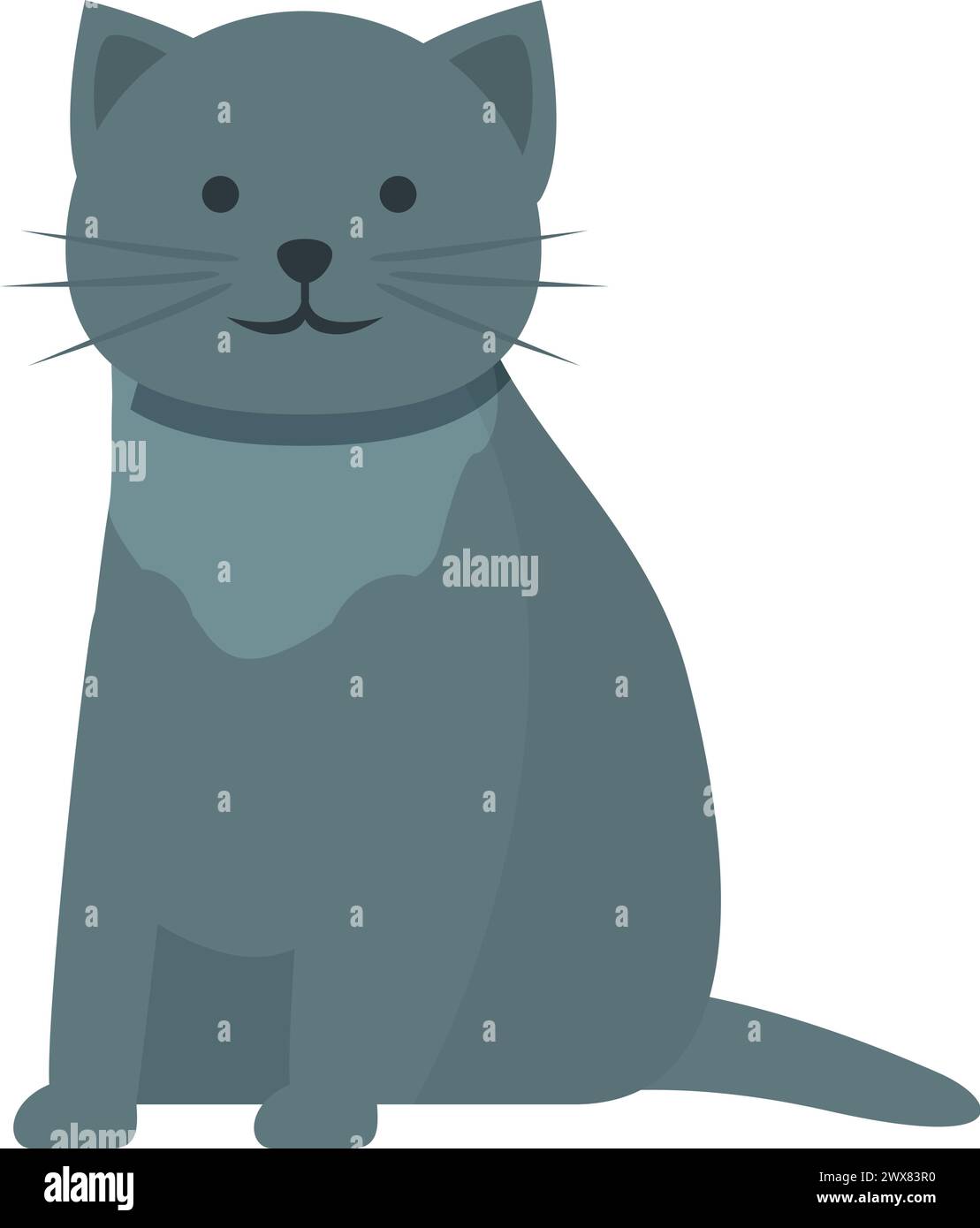 Cute funny cat pet icon cartoon vector. Funny animal. Humanized pet ...