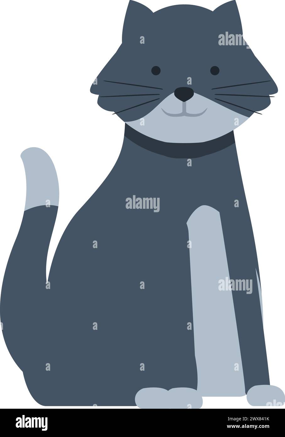 Cat furry friend icon cartoon vector. Animal comic. Adopt owner stand ...