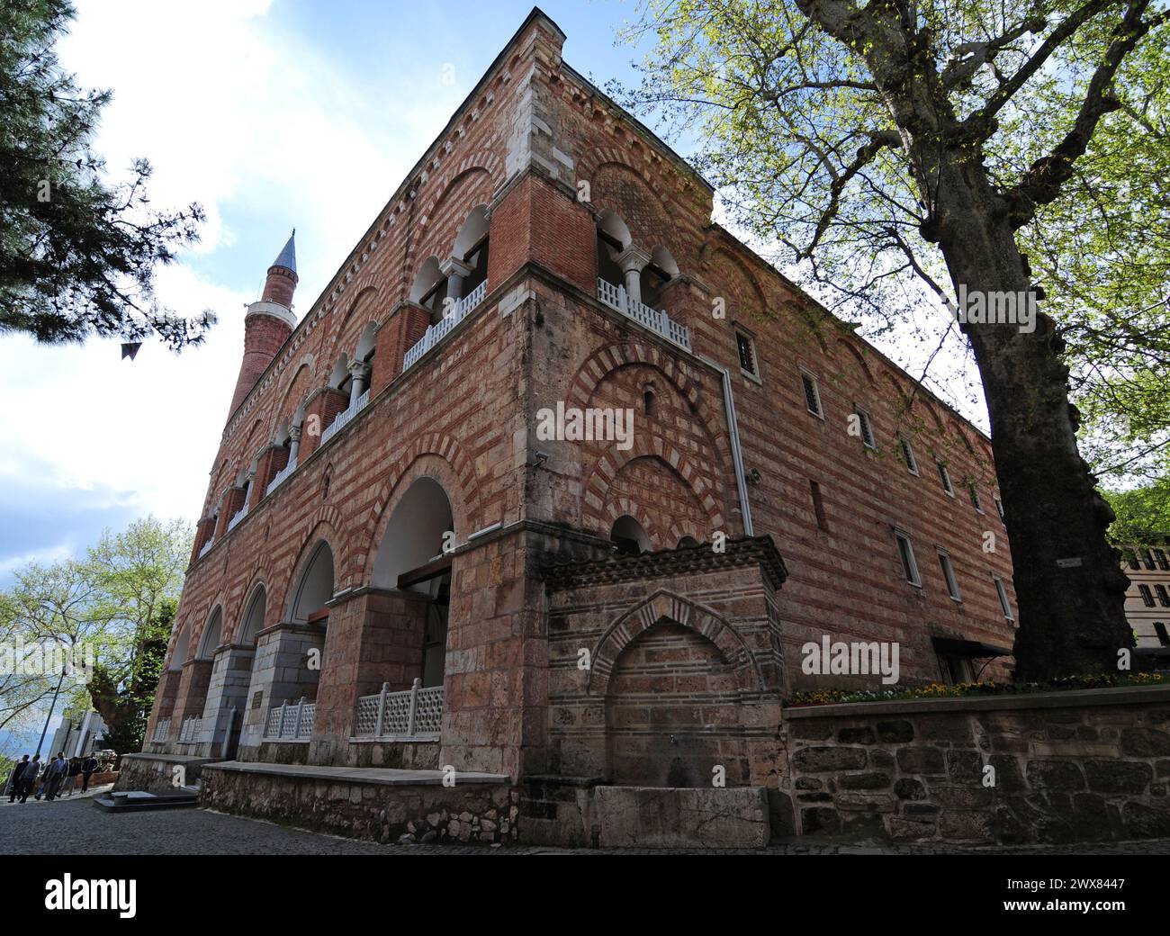 Located in Bursa, Turkey, Murat Hudavendigar Mosque was built in 1366 ...