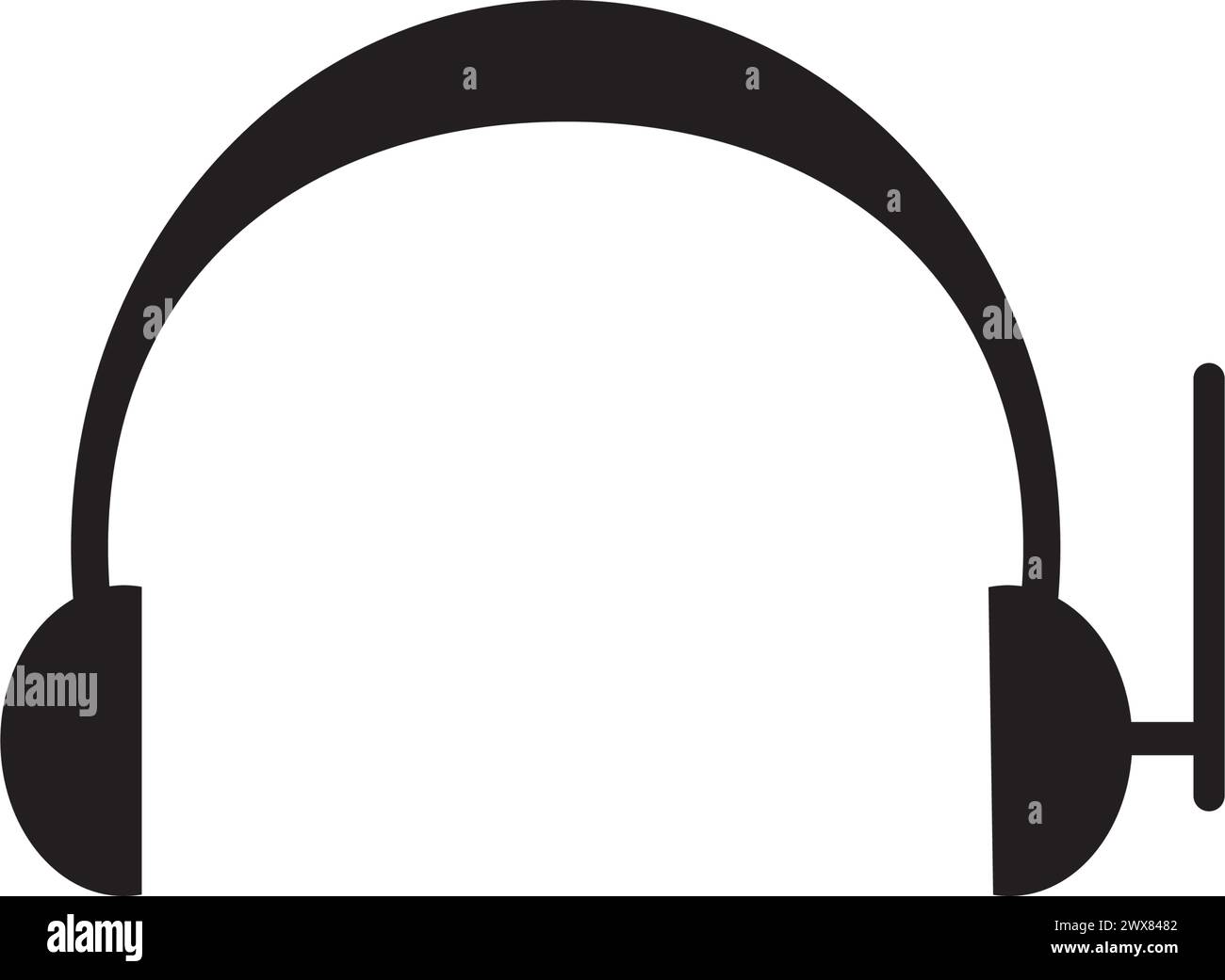 Earphone icon logo, vector design illustration Stock Vector Image & Art ...