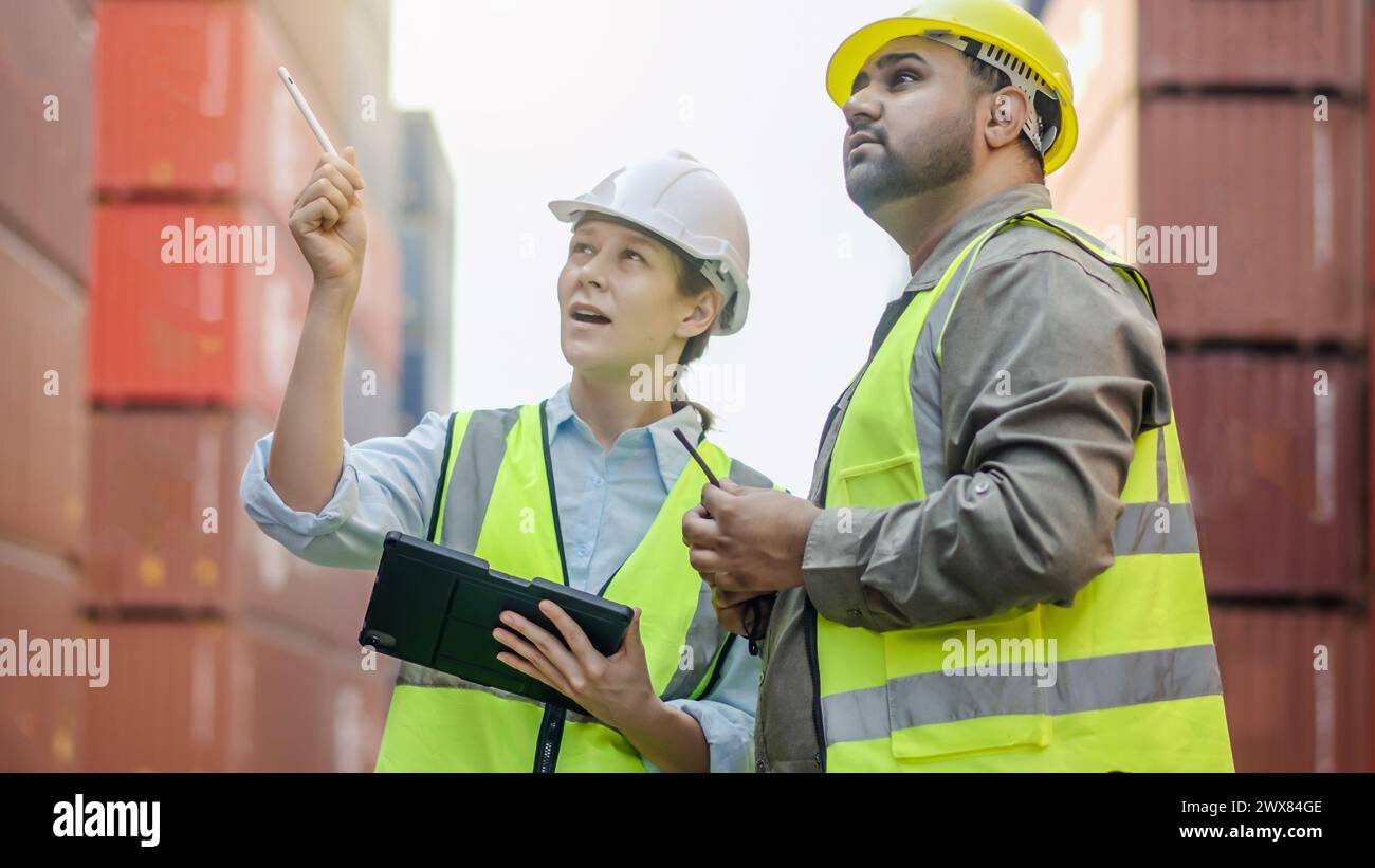 Cargo container inspection hi-res stock photography and images - Alamy