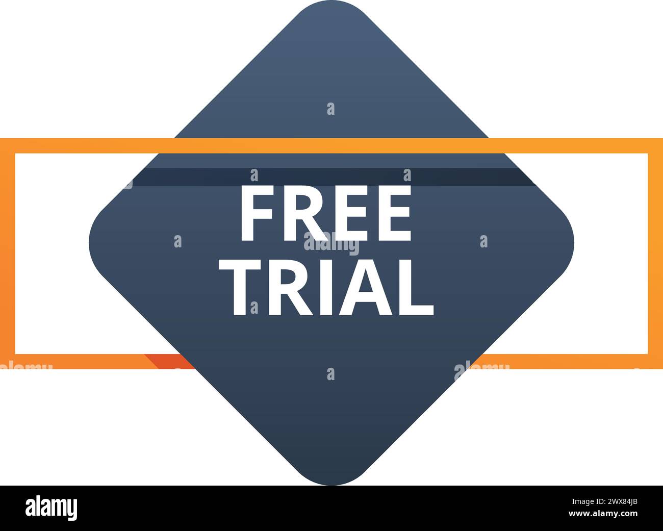 Shop free trial icon cartoon vector. Product period label. Gift ...