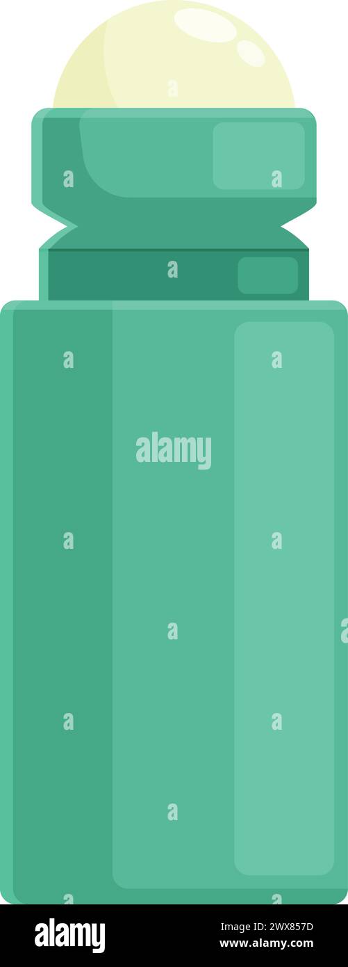 Strong green deodorant icon cartoon vector. Nature spa beauty. Cosmetic ...