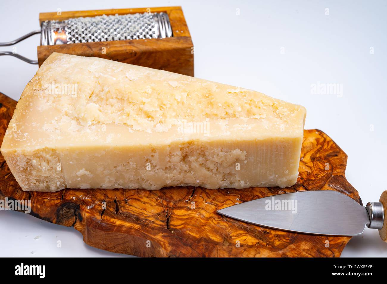 Traditional italian food - 24 months aged in caves Italian parmesan ...