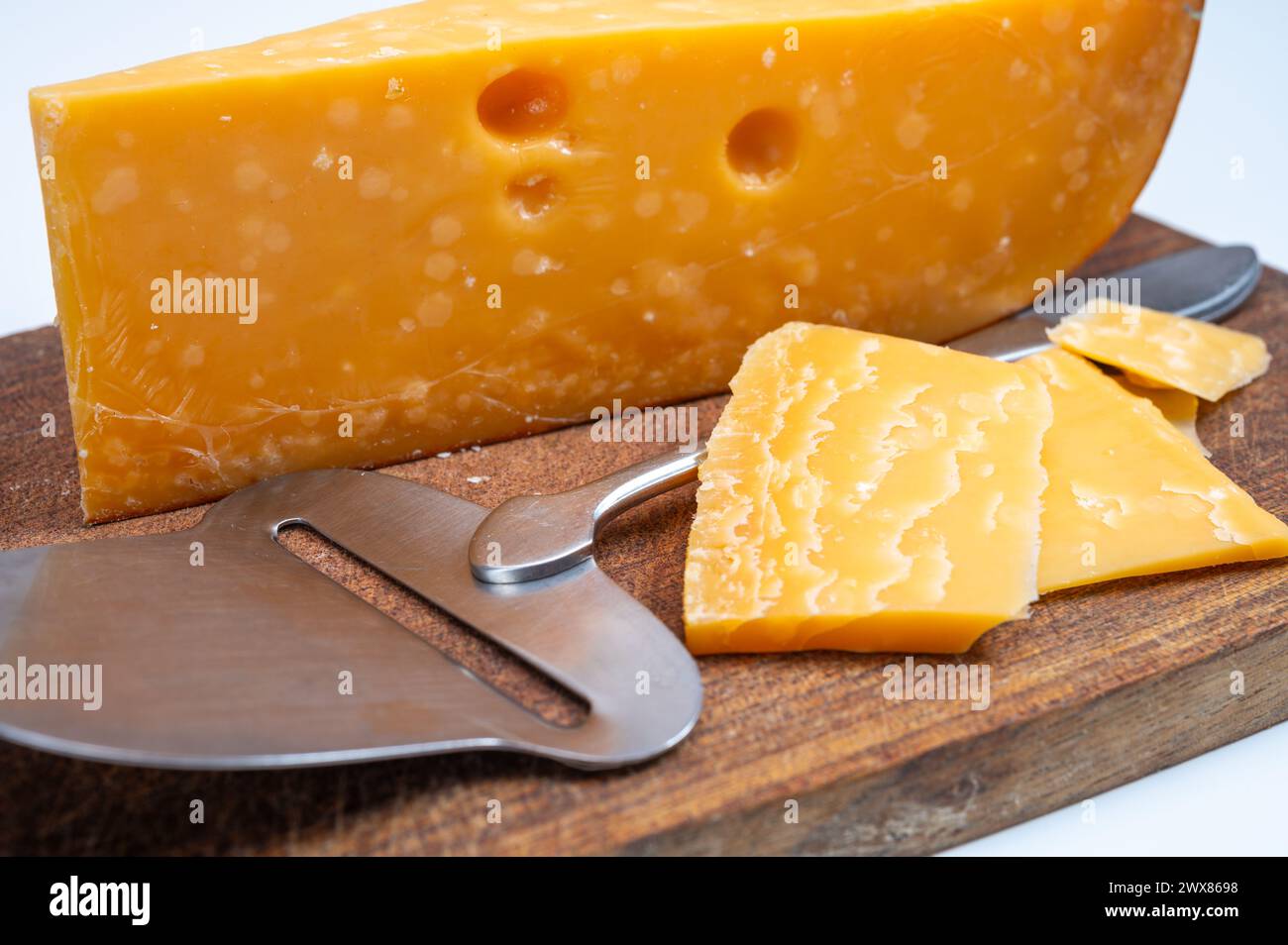 Cheese collection, Dutch very old 1000 days ripe hard cheeses made from ...