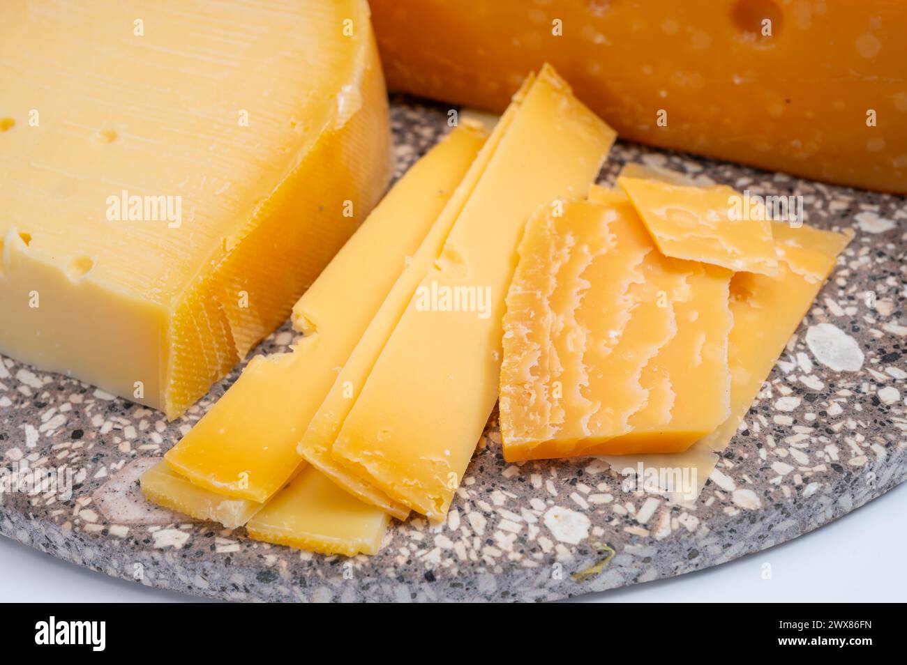 Cheese collection, Dutch very old 1000 days ripe hard cheeses made from ...