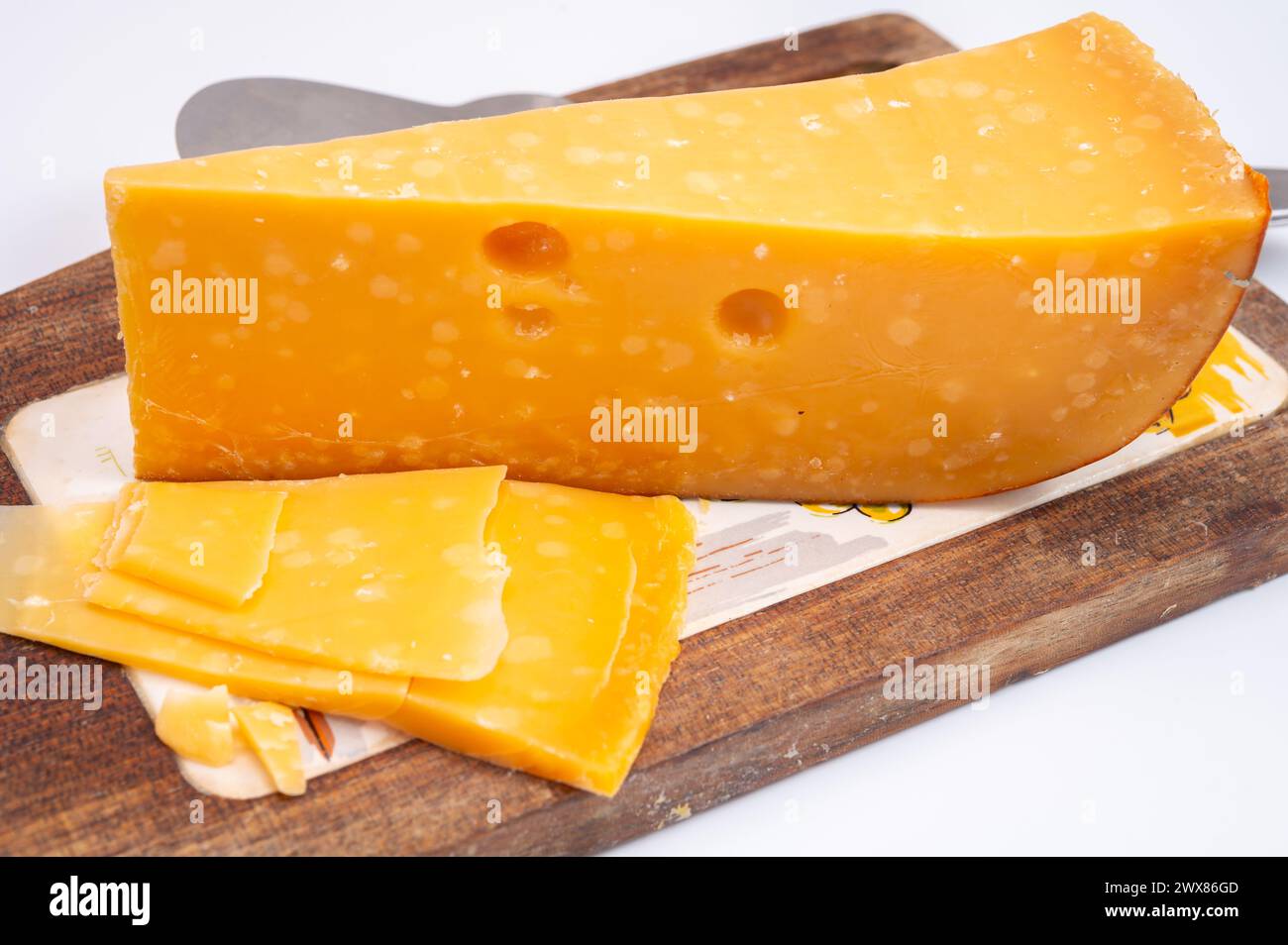 Cheese collection, Dutch very old 1000 days ripe hard cheeses made from ...